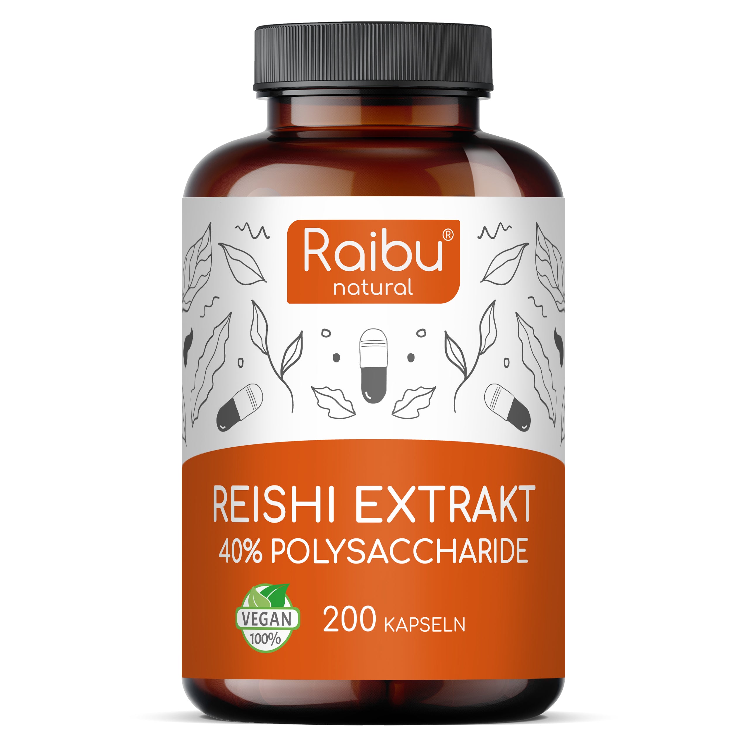 BIO Ashwangandha Kapseln Hochdosiert (2400 mg) | Raibu Organic